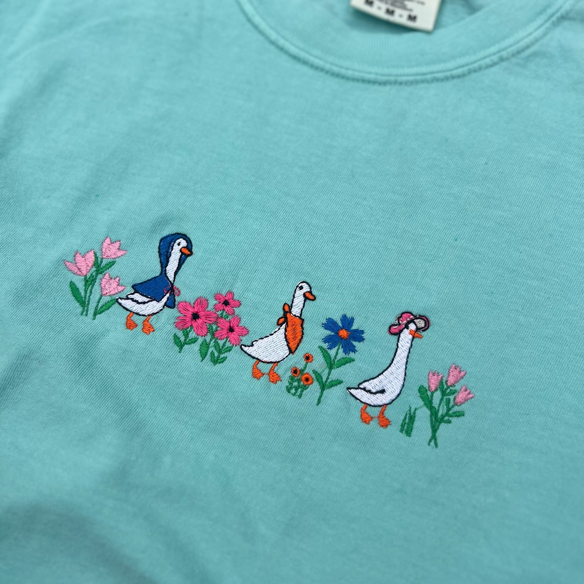 Geese Spring T-shirt Embroidered – Amanda Rose Thread Co
